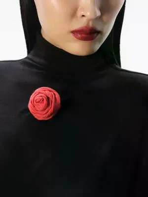 MANURI Rossie Floral-appliqué Mini Dress