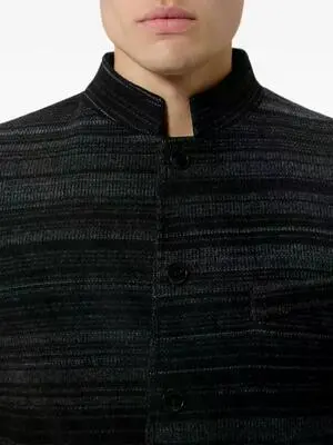 Missoni Striped Wool And Viscose Knit Jacket