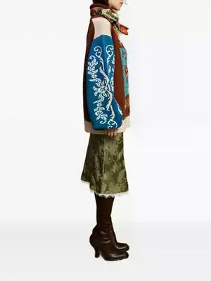 ALEMAIS Lasso Patchwork Knit Sweater