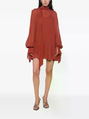 DE LA VALI Casimiro Ruffled Mini Dress