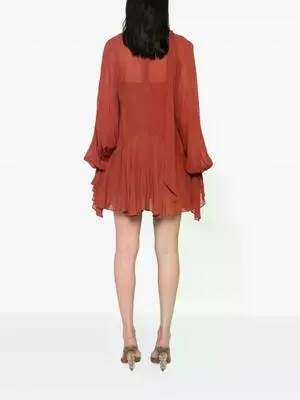 DE LA VALI Casimiro Ruffled Mini Dress