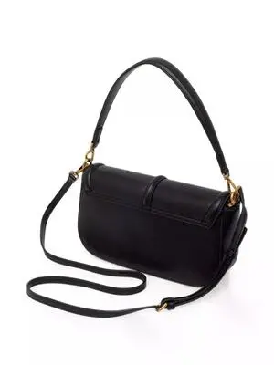Just Cavalli Just Snake Logo-plaque Shoulder Bag - Black