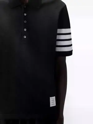 Thom Browne Pique 4-bar Polo