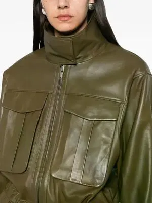 DUCIE Hope Cinched-waist Jacket - Green