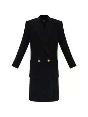 Balmain Double-breasted Wool Coat