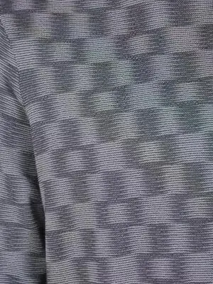Emporio Armani Pattern-knit Virgin-wool Jumper Signature Capsule