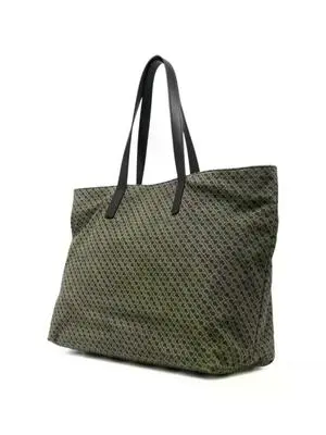 GHERARDINI Monogram-print Leather Shoulder Bag