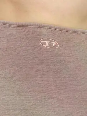 DIESEL® Logo-embroidered Flared Skirt