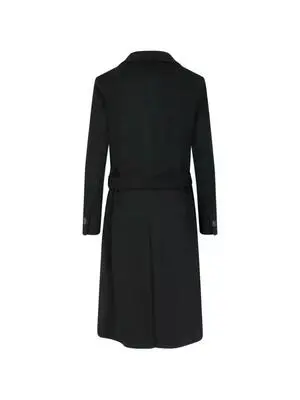 Tagliatore Jole Double-breasted Belted Coat