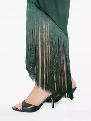 ESSE STUDIOS Eros Fringe-trimmed Maxi Dress