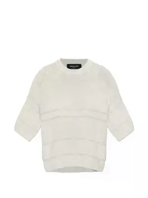 Fabiana Filippi Sequin-embellished Stripe-detail Sweater