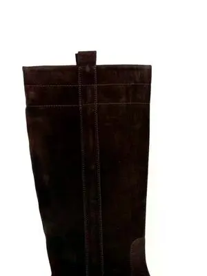 Status Suede Panelled Boots