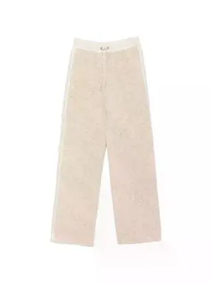 Moncler Logo-patch Panelled Track Pants - Neutrals