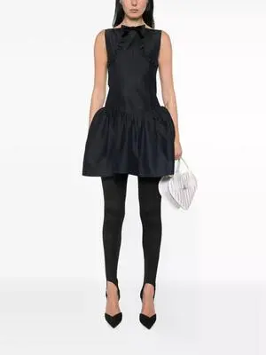 SHUSHU/TONG Ruffled Bow-detail Mini Dress