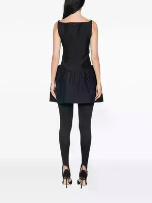 SHUSHU/TONG Ruffled Bow-detail Mini Dress
