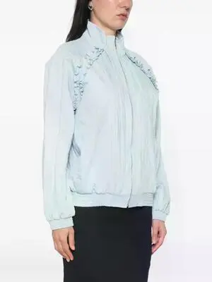 SHUSHU/TONG Ruffled Crinkle-effect Jacket