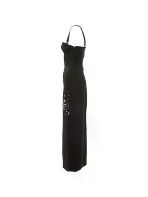DES_PHEMMES Embellished Bustier Midi Dress