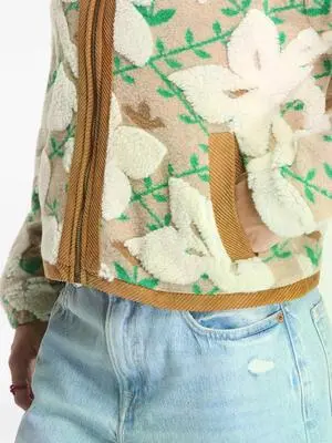 NAPAPIJRI Floral-print Fleece Jacket