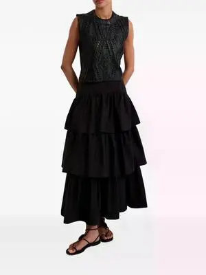 MARIE OLIVER Baylor Tiered Maxi Skirt