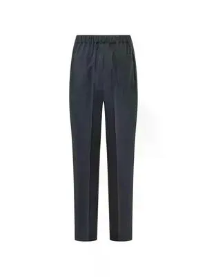 LANEUS Pleated Tapered Trousers