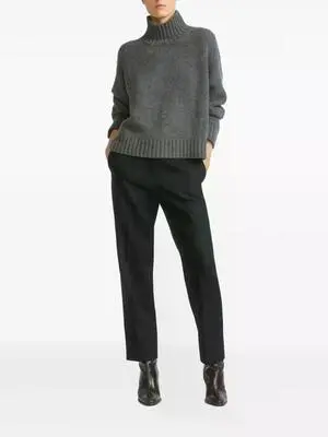 YVES SALOMON Tailored Pressed-crease Trousers