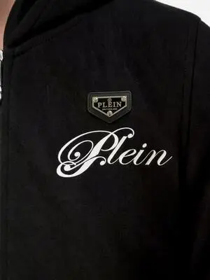 Philipp Plein Hoodie Zip-up Teddy Stones