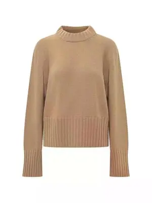 LANEUS Ribbed-trim Boxy-fit Sweater