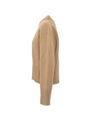 LANEUS Ribbed-trim Boxy-fit Sweater
