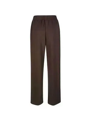 HINNOMINATE Elasticated Pintuck Trousers - Brown