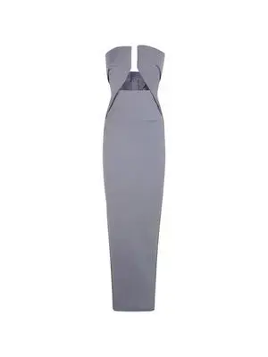 Rick Owens Cut-out Strapless Column Dress