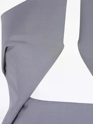 Rick Owens Cut-out Strapless Column Dress - Grey