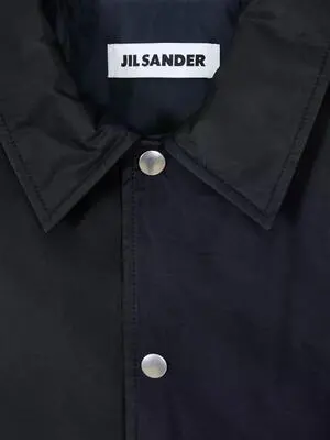 JIL SANDER Logo-embroidered Press-stud Jacket