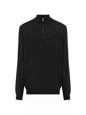 Kiton Half-zip Turtleneck Sweater