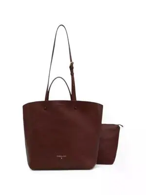 Patrizia Pepe Grained Leather Tote Bag