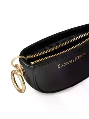 Calvin Klein Logo-print Leather Keyring