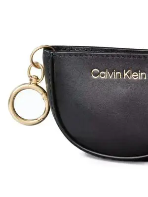 Calvin Klein Logo-print Leather Keyring