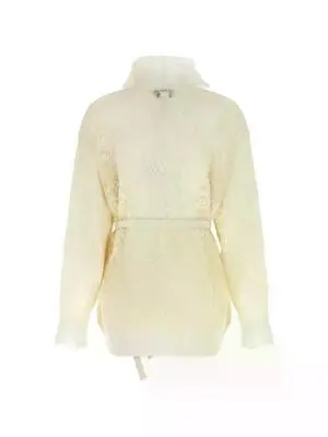 TWINSET Flower-lace Turtleneck Sweater