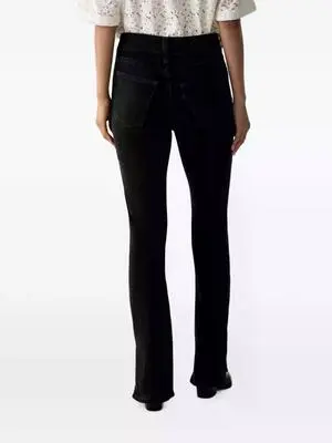 LEVI'S 725 Stud-embellished Slit-hem Bootcut Jeans