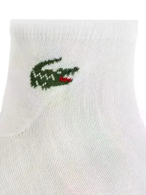 Lacoste Logo Embroidered Ankle Socks Three-pack