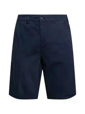 40WEFT Logo-patch Shorts - Blue