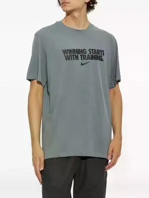 Nike Slogan-print Short-sleeves T-shirt