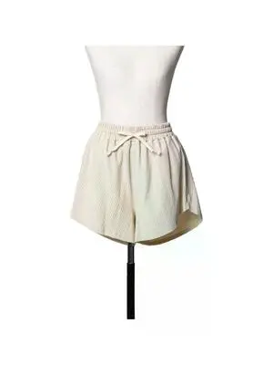 MULLER OF YOSHIOKUBO Bumpy Drawstring Mini Shorts