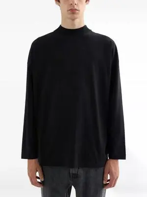 JIL SANDER Cotton Mock-neck T-shirt