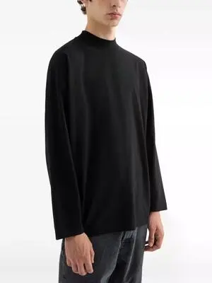 JIL SANDER Cotton Mock-neck T-shirt