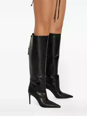 Dsquared2 Pointed-toe Zip-fastening Knee-high Boots