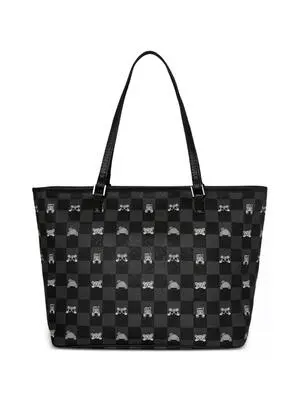 SPRAYGROUND Peeking Character Check Tote Bag