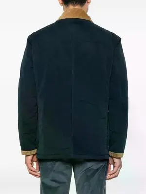 FAY Lobster-clasp Corduroy-collar Jacket
