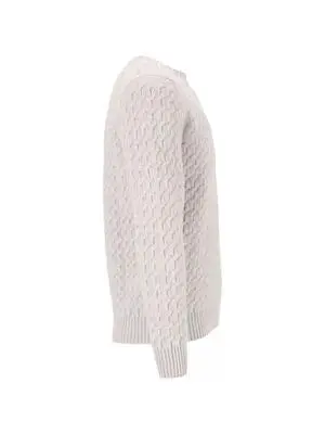 AL DUCA D’AOSTA 1902 Cable-knit Crew-neck Sweater