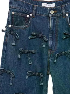 Viktor & Rolf Bow-embellished Jeans