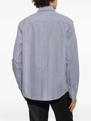 A.p.c. Vertical-stripe Button-down Cotton Shirt